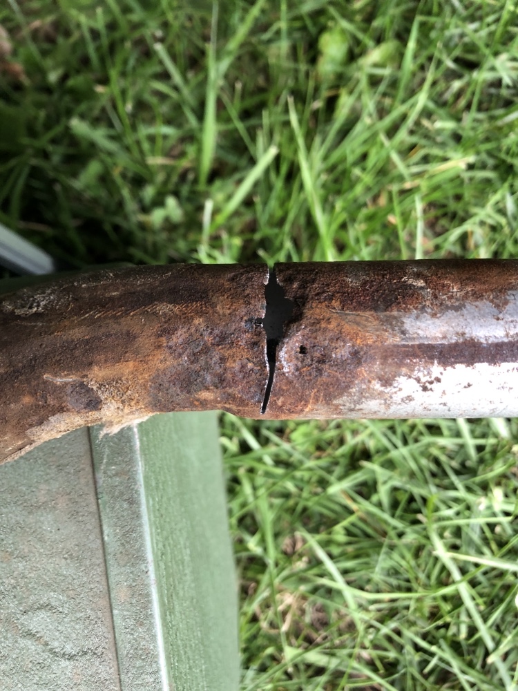 Fuel fill pipe, or, rust never sleeps | The GMC Motorhome Forum
