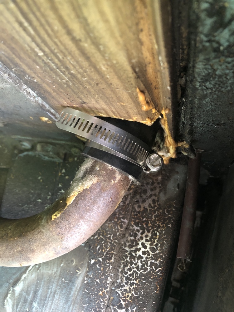 Fuel fill pipe, or, rust never sleeps | The GMC Motorhome Forum